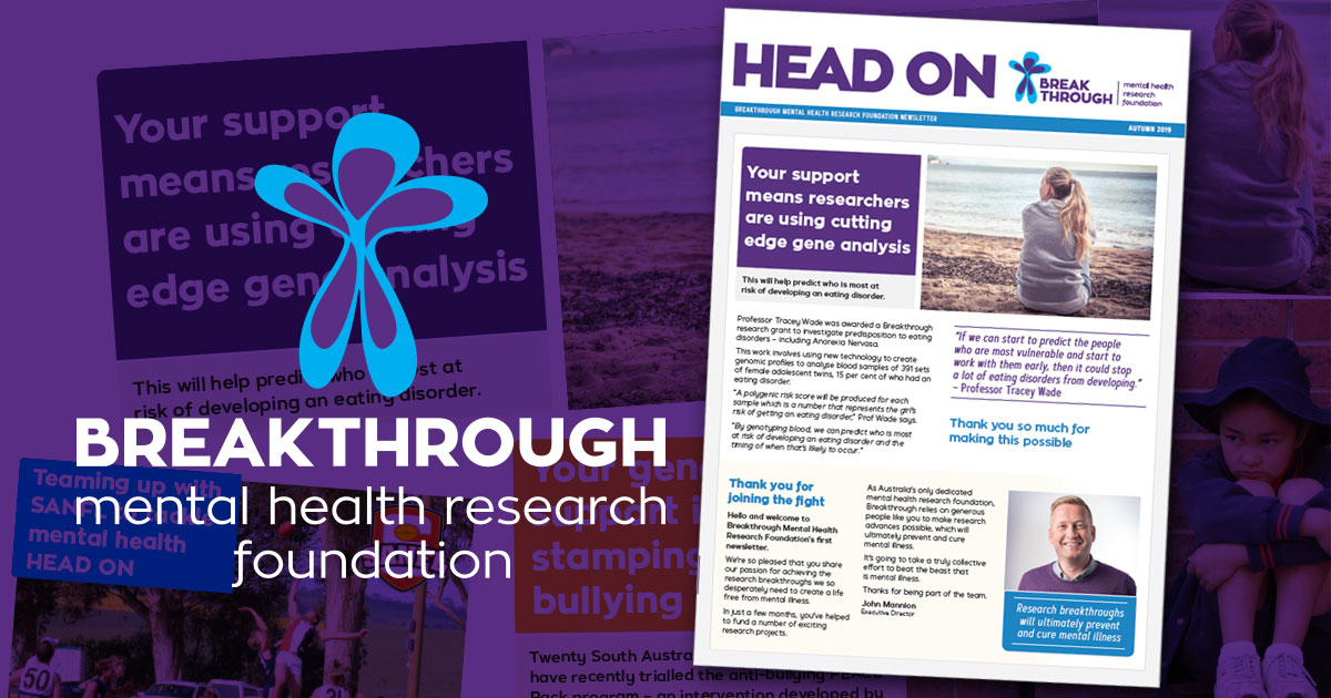 HEAD ON – Breakthrough Autumn Newsletter 2019 - Breakthrough Mental ...