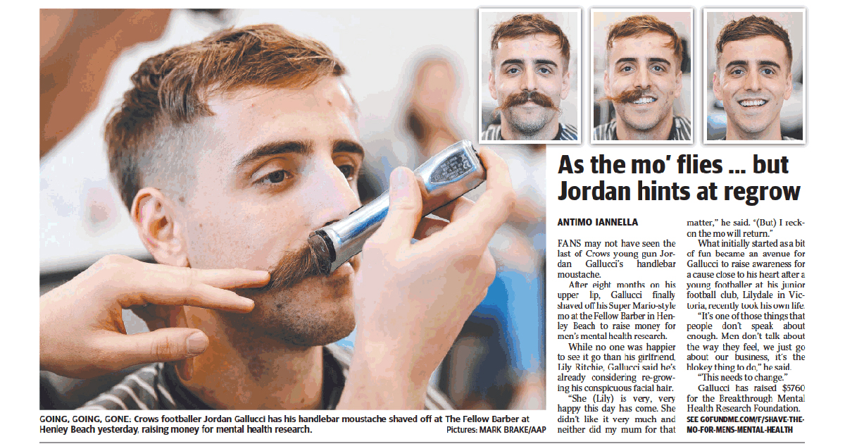 Breakthrough – Adelaide Crows Jordan Gallucci for Breakthrough